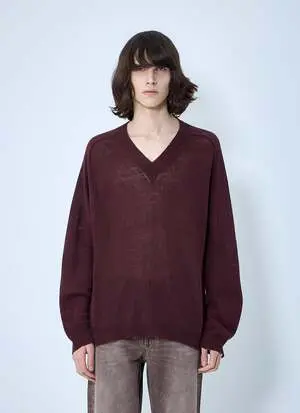 Our Legacy Rue V-neck Jumper - Multicolor
