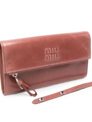 Miu Miu Leather Wallet On Chain