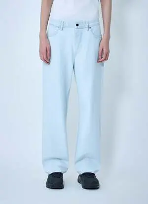 Stone Island Wide-leg Denim Jeans - Blue