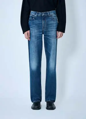 Our Legacy Carlson Cut Faded Jeans - Blue