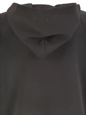 Max Mara Hooded Zip-up Jersey Sweatshirt - Multicolor