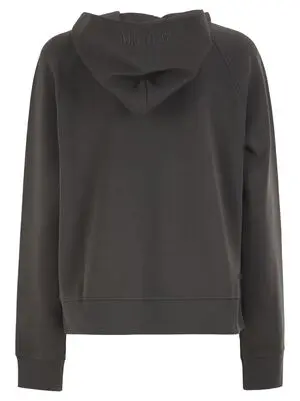 Max Mara Hooded Zip-up Jersey Sweatshirt - Multicolor