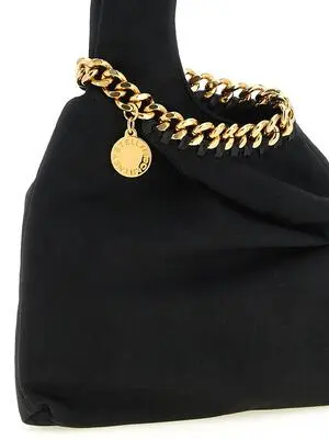 Stella McCartney Falabella Suede Wristlet Handbag - Black