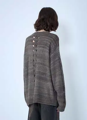 Our Legacy Silk Popover Sweater - Brown