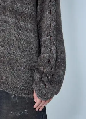 Our Legacy Silk Popover Sweater - Brown