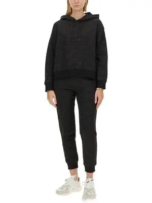 Moschino Sweatshirt With All Over Logo