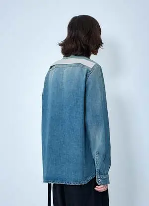 Rick Owens Denim Overshirt Jacket