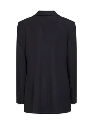 Dolce & Gabbana Black Wool Gabardine Jacket