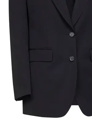 Dolce & Gabbana Black Wool Gabardine Jacket