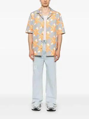 Gucci Twist Fl On Pop` Print Shirt - Multicolor