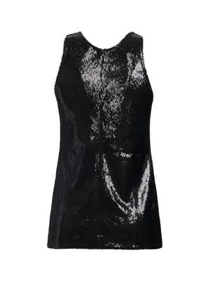 TOTEME Sequin Curved Tank Top - Multicolor