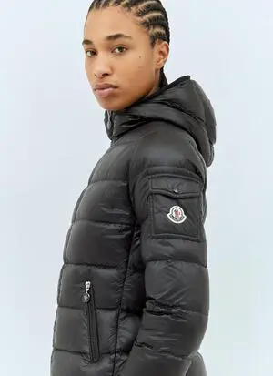 Moncler Gles Hooded Short Down Jacket - Black