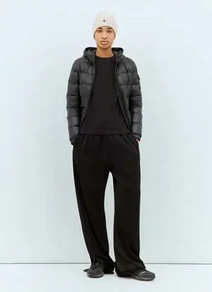 Moncler Gles Hooded Down Jacket - Black