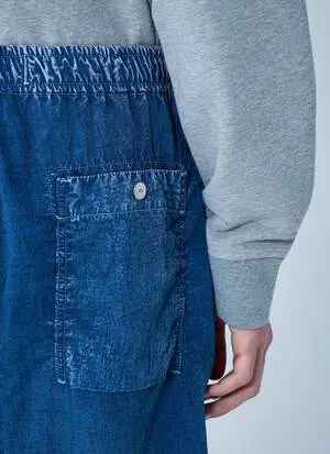 Stone Island Elasticated Denim Cargo Trousers
