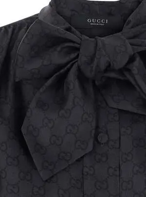 Gucci Original Gg On Twill Print Shirt - Multicolor