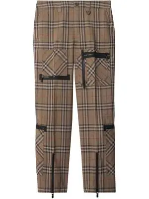 Burberry BURBERRY Viscose Cargo Pants Multicolor