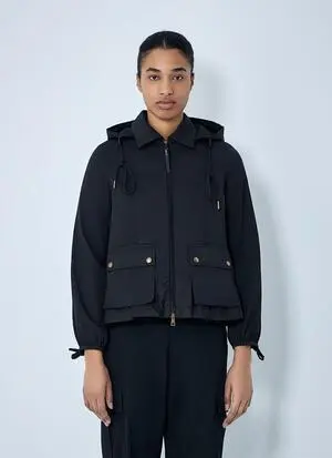 Moncler Adenium Hooded Jacket - Black