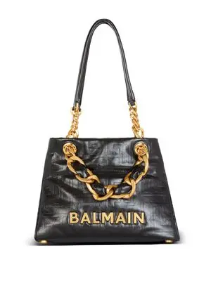 Balmain 1945 Small Leather Tote