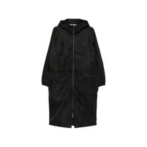 Prada Coats Oversized Coats - Black