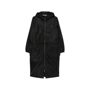 Prada Coats Oversized Coats - Black