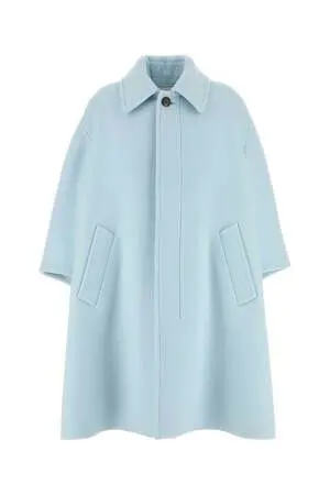 Bottega Veneta Light Cashmere Coat - Blue