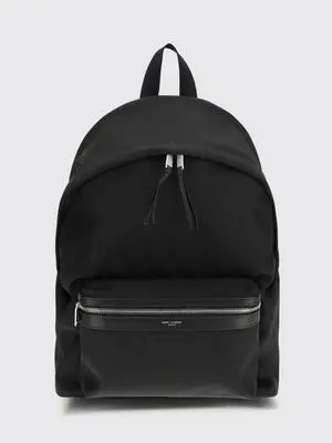 Saint Laurent City Nylon Backpack - Black