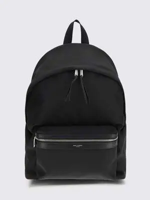 Saint Laurent City Nylon Backpack - Black