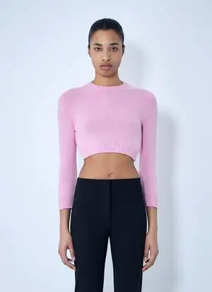 JIL SANDER Cropped Knit Sweater