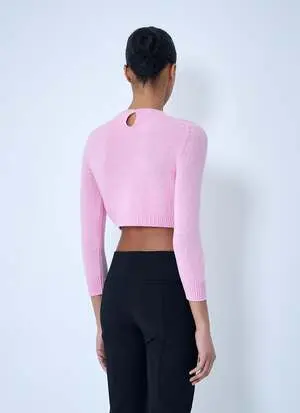 JIL SANDER Cropped Knit Sweater