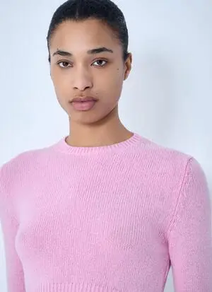 JIL SANDER Cropped Knit Sweater