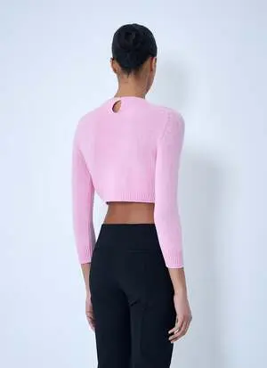 JIL SANDER Cropped Knit Sweater