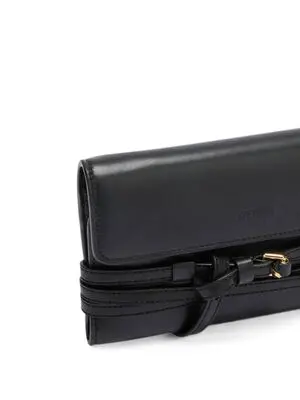 Moschino Tie Me Leather Wallet
