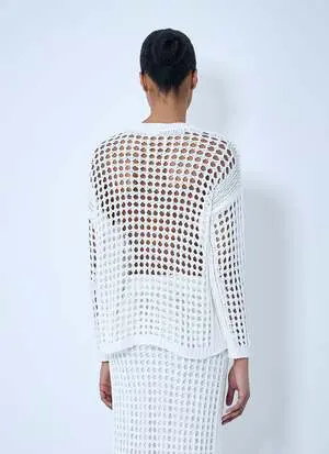 Max Mara Open-knit Jumper