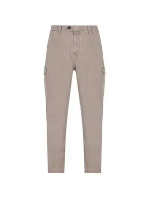 Brunello Cucinelli Cotton Cargo Trousers - Multicolor