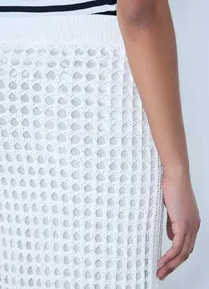 Max Mara Crochet Midi Skirt