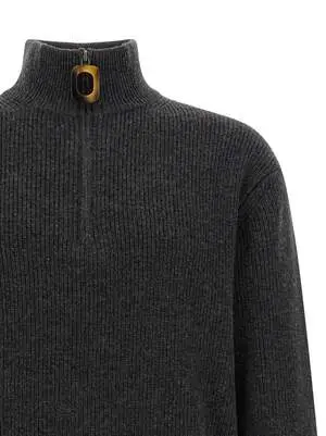 JW Anderson Half-zip Sweater - Gray