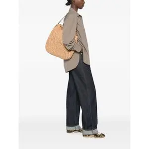 JW Anderson Raffia Tote Bag - Cream