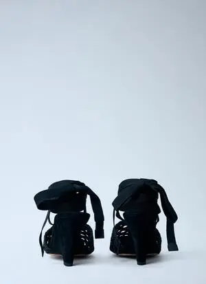 Jacquemus Woven Wedge Sandals