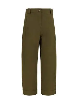 Max Mara Adorni Cropped Pants - Green