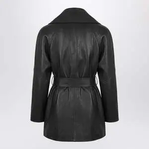 Gucci Leather Jacket With Dionysus Belt
