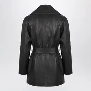 Gucci Leather Jacket With Dionysus Belt
