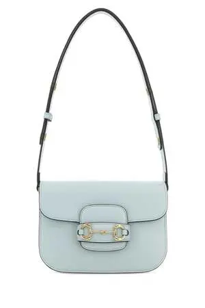 Gucci Pastel Light Small Horsebit 1955 Shoulder Bag - Blue
