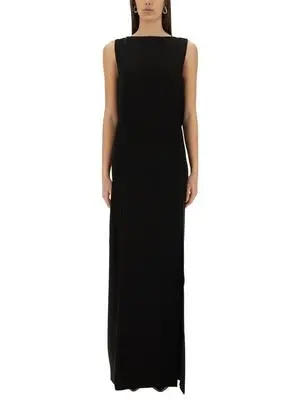 Max Mara Long Dress Creso - Black