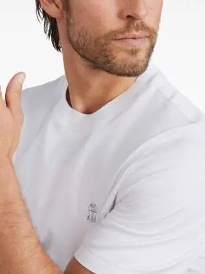 Brunello Cucinelli Logo Cotton T-shirt