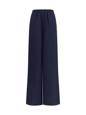 Max Mara Volonta Silk Pants - Blue