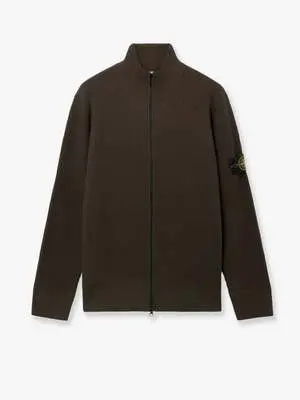 Stone Island Virgin Wool Cardigan - Multicolor