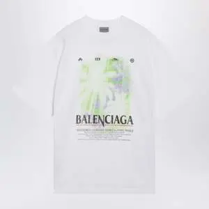Balenciaga Cotton Jersey T-shirt - White