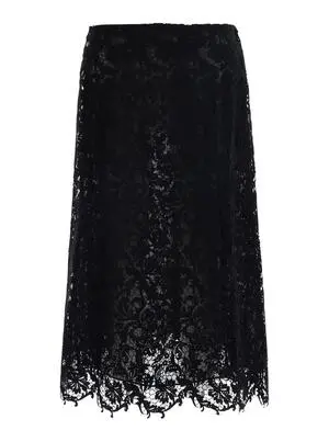 Fendi Macrame Lace Skirt - Multicolor