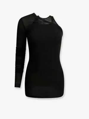 Rick Owens Cotton Banana Tank Top - Black