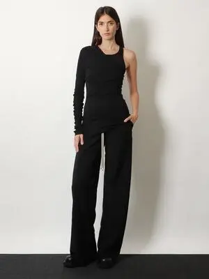 Rick Owens Cotton Banana Tank Top - Black
